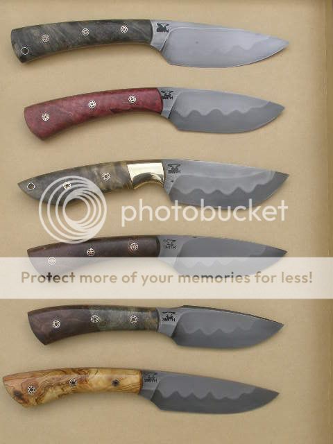 Some Hunters with Japanese style hamon