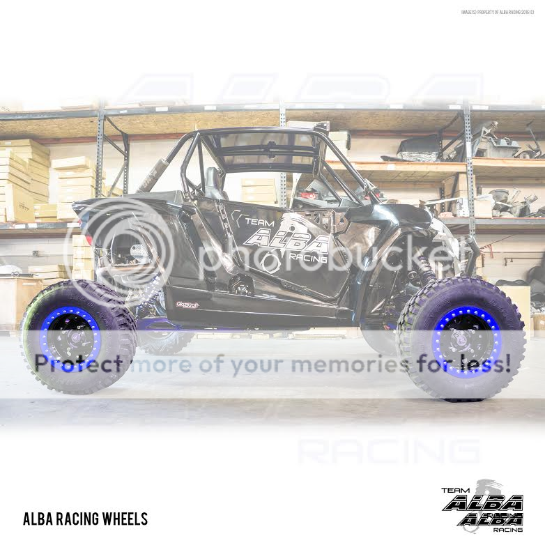 Polaris RZR 1000 Beadlock Wheels Rims 15" x 8" Spun Aluminum Alba ...